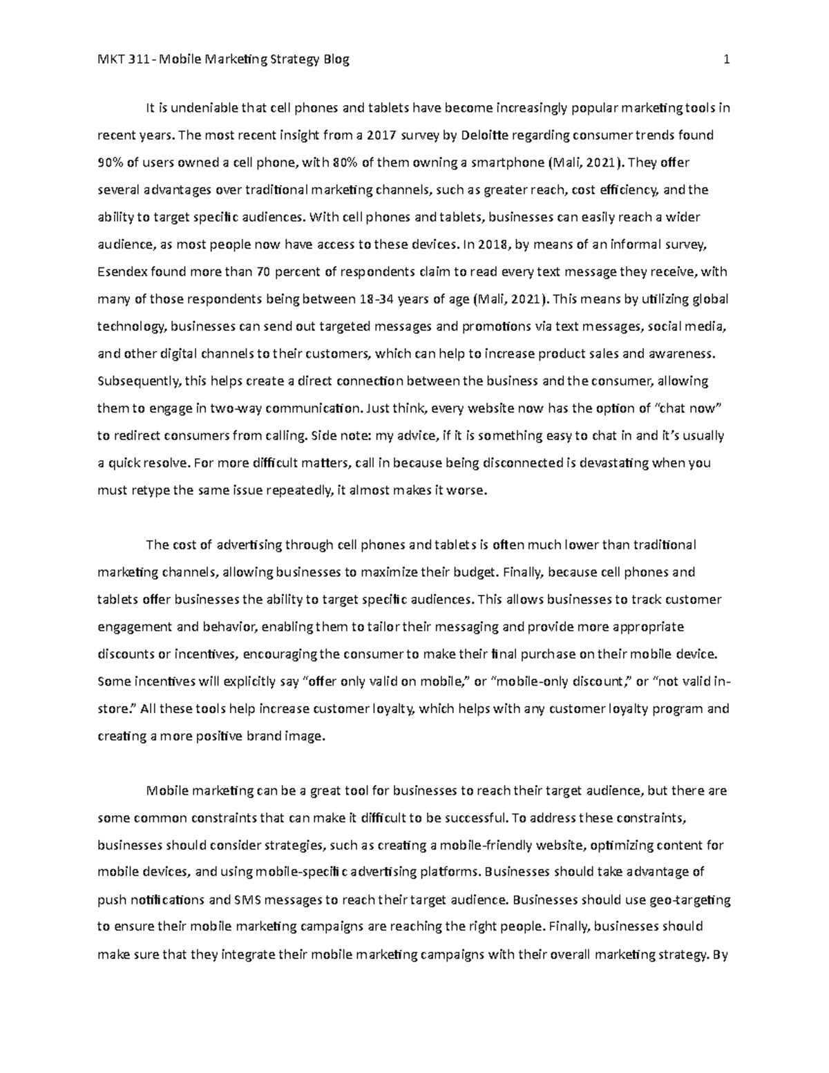 Greene, Jeffrey - MKT 311- Mobile Marketing Strategies Blog - MKT 311 ...