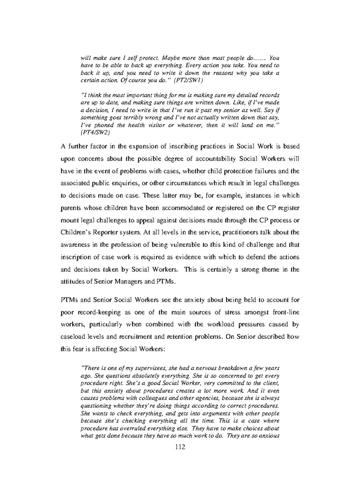 Doing, Describing 38 - 112 will make sure I self protect. Maybe more ...