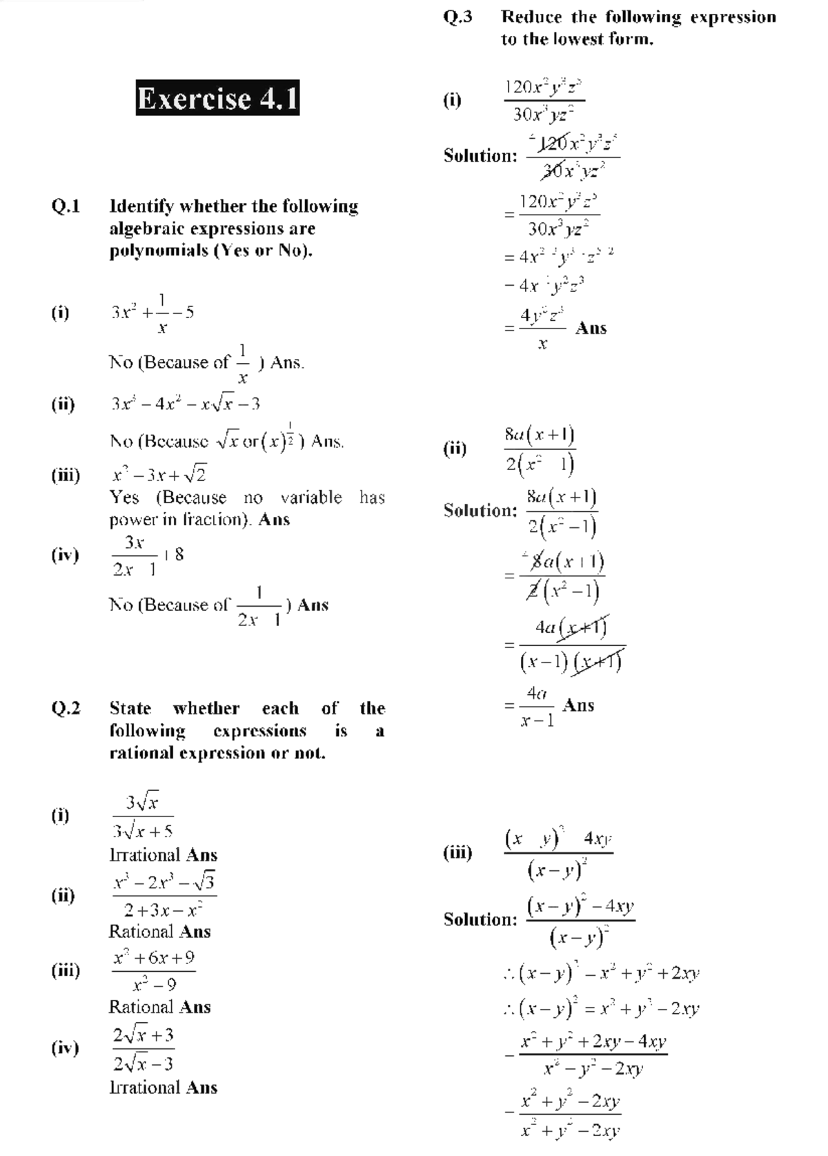 9th Math Ch 4 Ex 4 - Best notes - Micro & Macro Economics - Studocu
