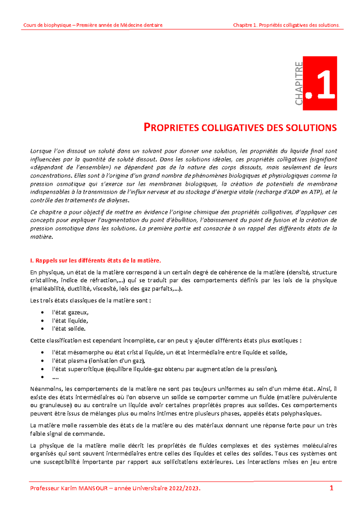 628086095 Premiere annee de medecine dentaire Module de biophysique ...