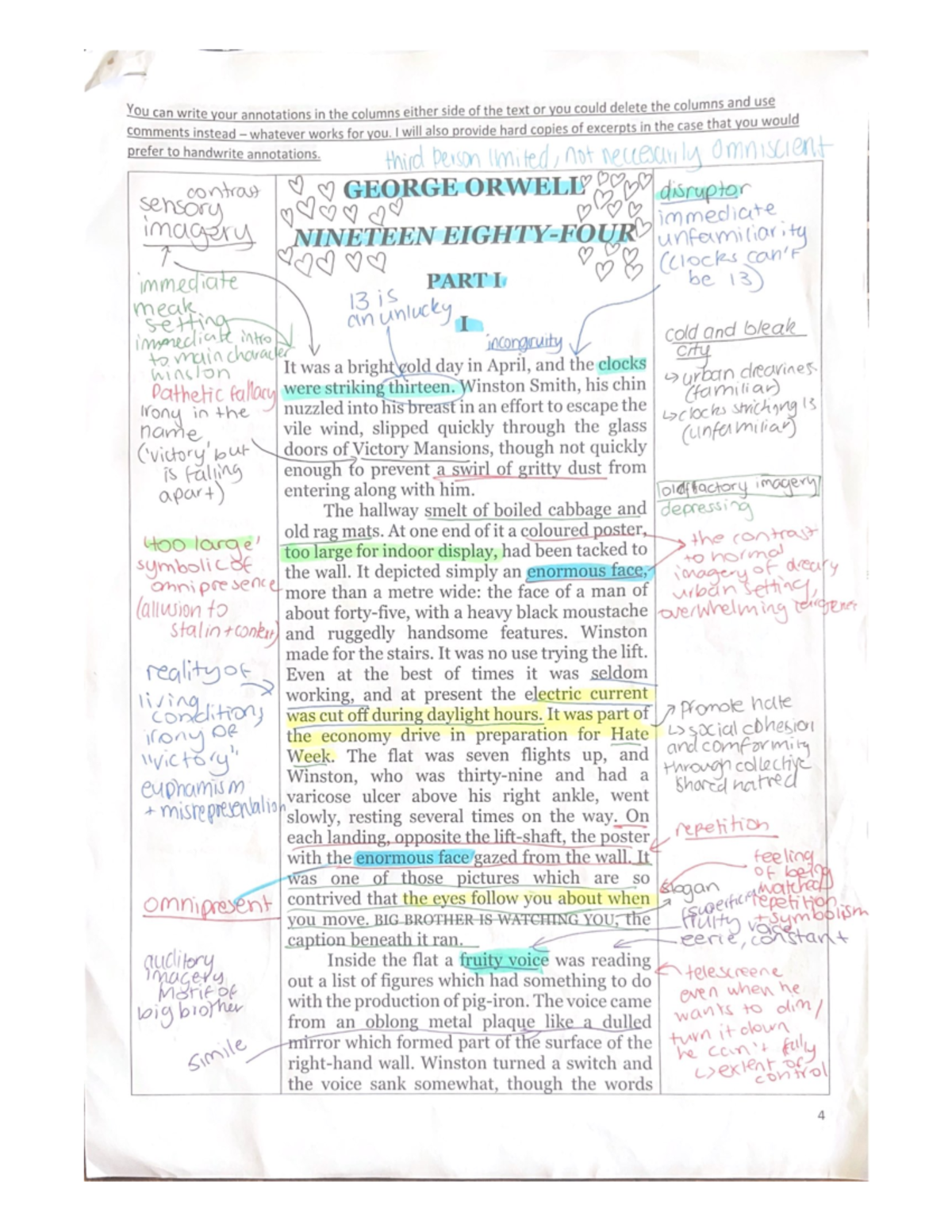 Annotations 1984 - Studocu