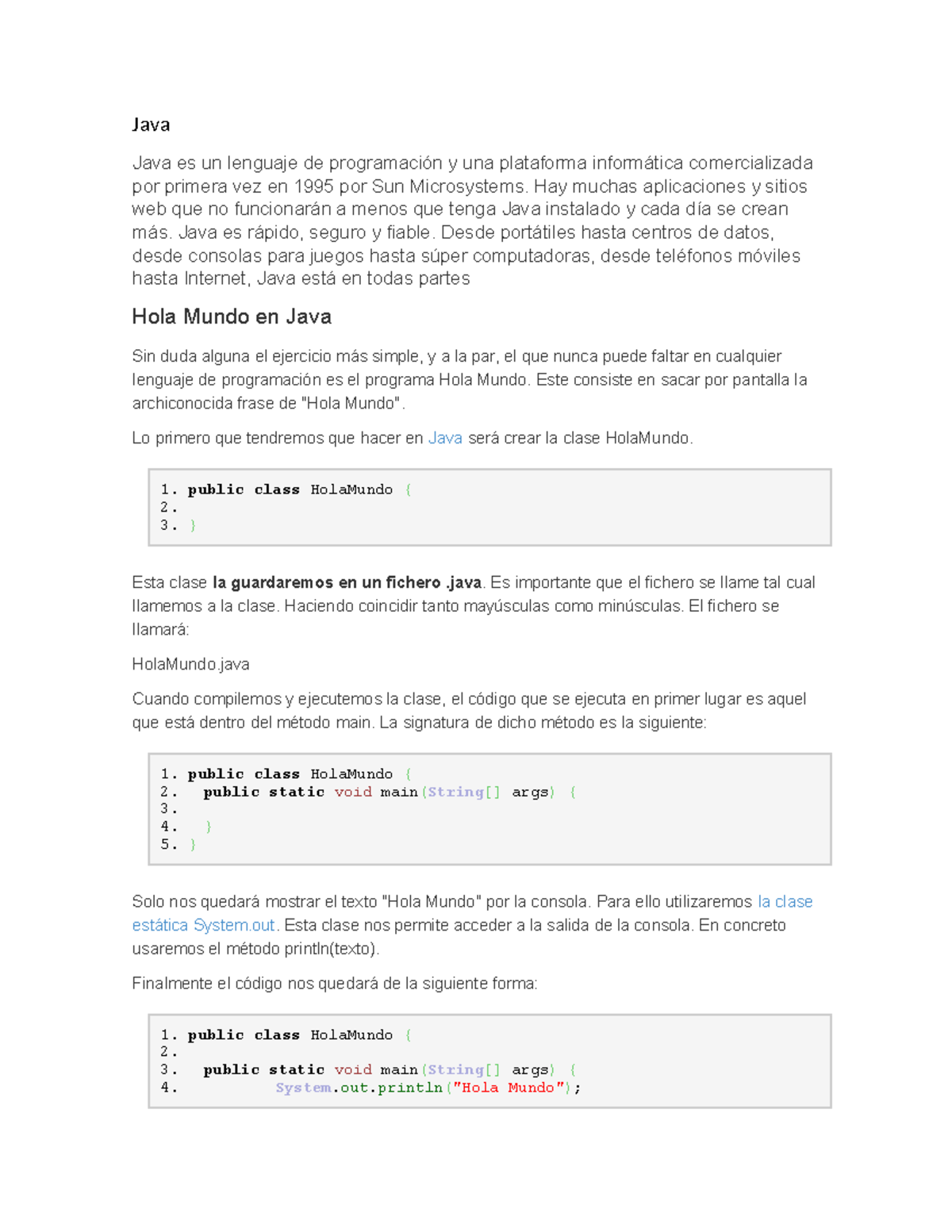 Java - java - Java Java es un lenguaje de programación y una plataforma ...