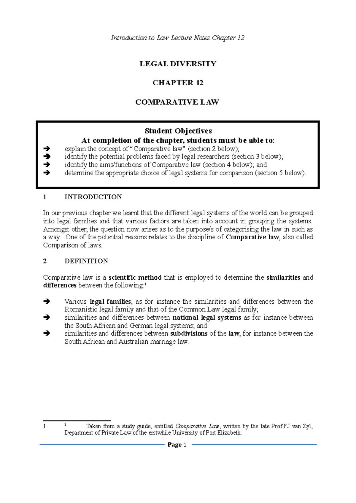 2019 JLK 112 1X2 JLKV 102 1X2 Chapter 12 - Introduction to Law Lecture ...
