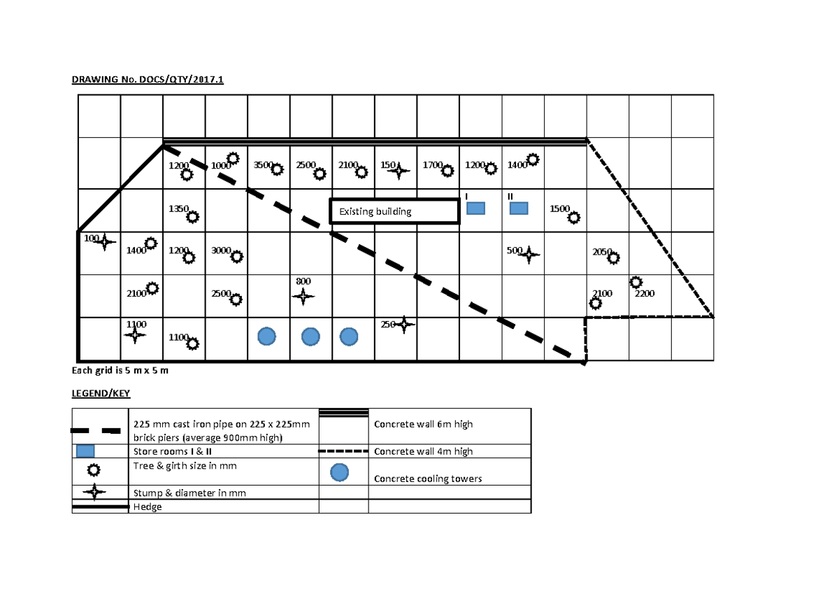 Demolition and site clearance Tutorial 1 - DRAWING No. DOCS/QTY/2017 ...