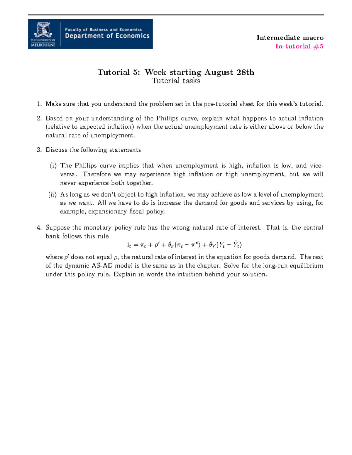 Intutorial 5 - nn nn - Intermediate macro In-tutorial # Tutorial 5: Week starting August 28th ...