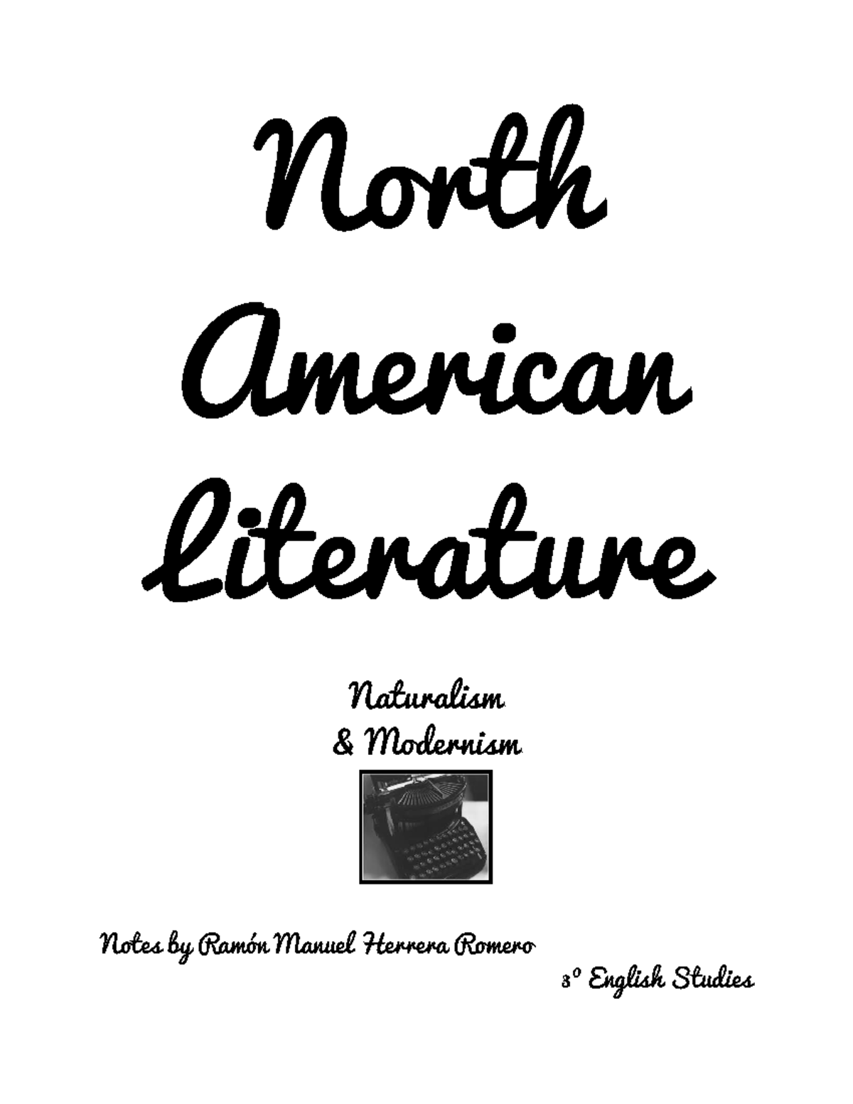 Apuntes Literatura norteamericana.pdf - North American Literature ...