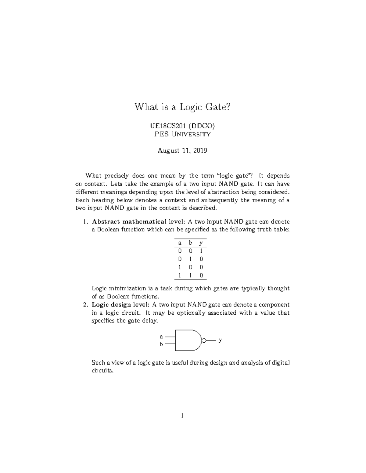 Logic-gate - Best notes for logic gates - What is a Logic Gate ...