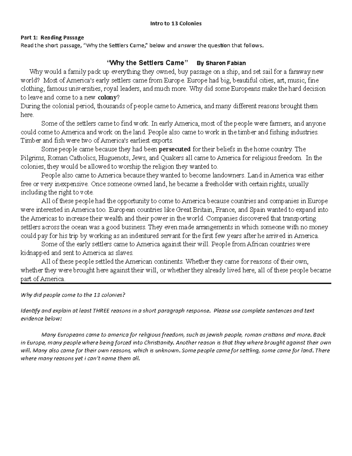 13 colonies - Haiisiskskskskskama - Intro to 13 Colonies Part 1 ...