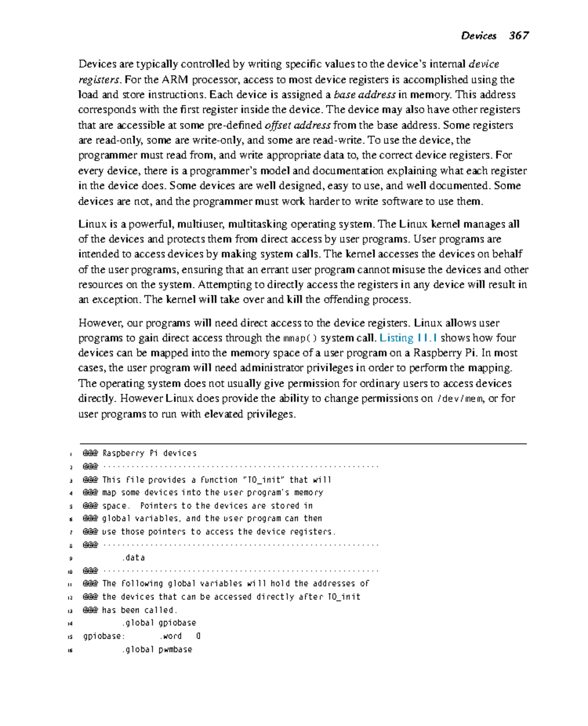 Modern Assembly Language Programming-88 - Devices 367 Devices are ...
