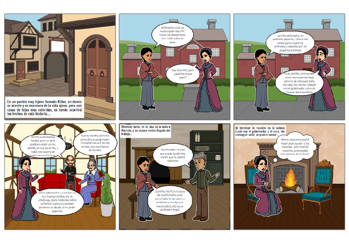 Comic AVES SIN NIDO Rebeca 5to de sec - Lenguaje Y Comunicación - Studocu