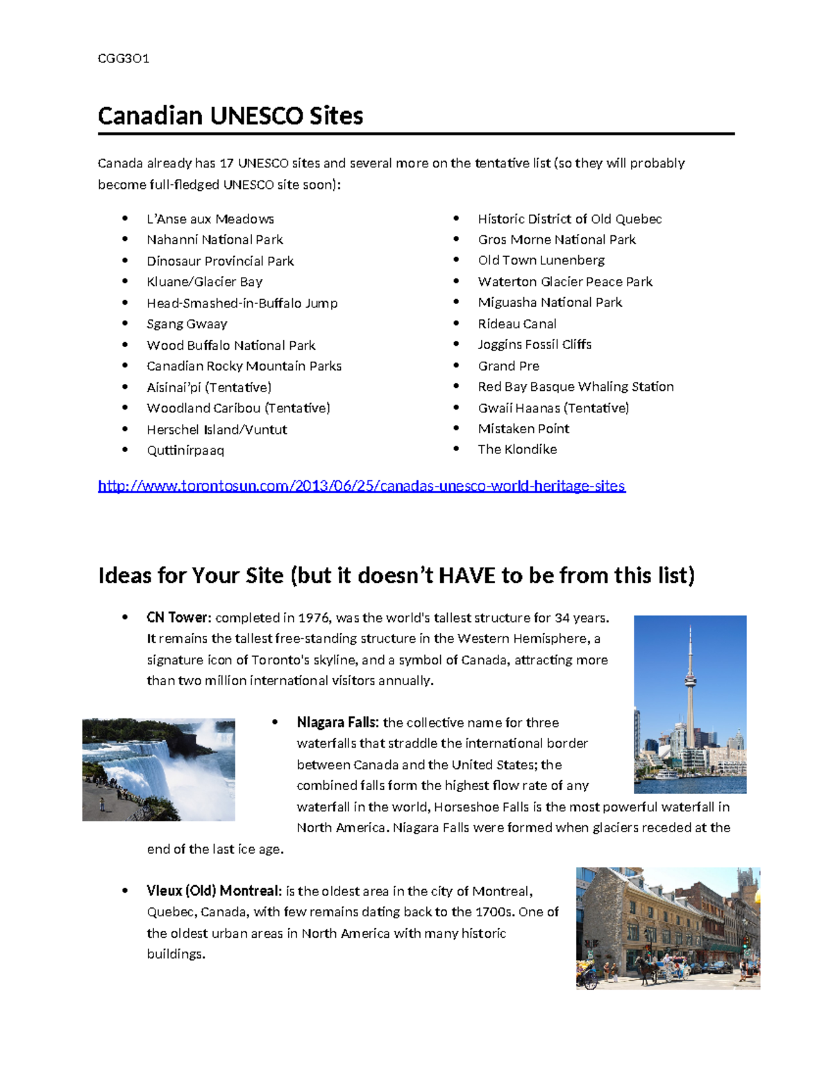 Canadian unesco sites - Canadian UNESCO Sites Canada already has 17 ...