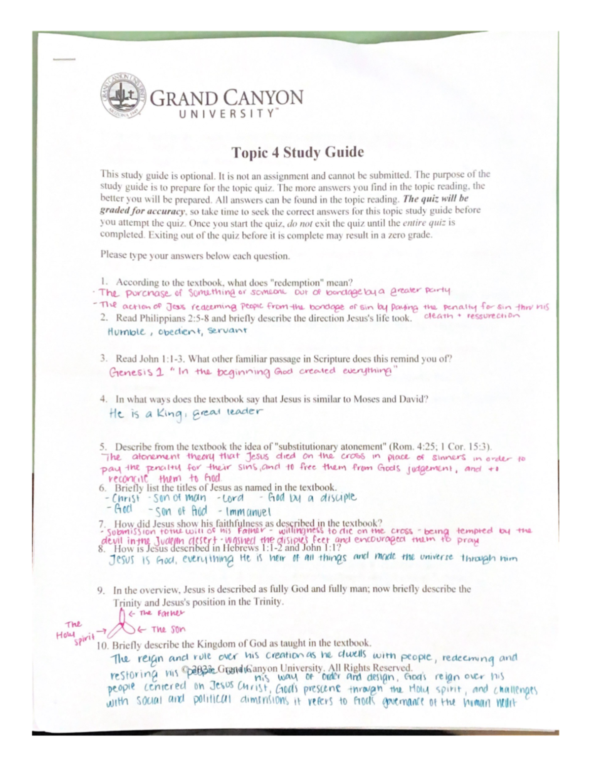 Topic 4 Study Guide - CWV 101 - Studocu