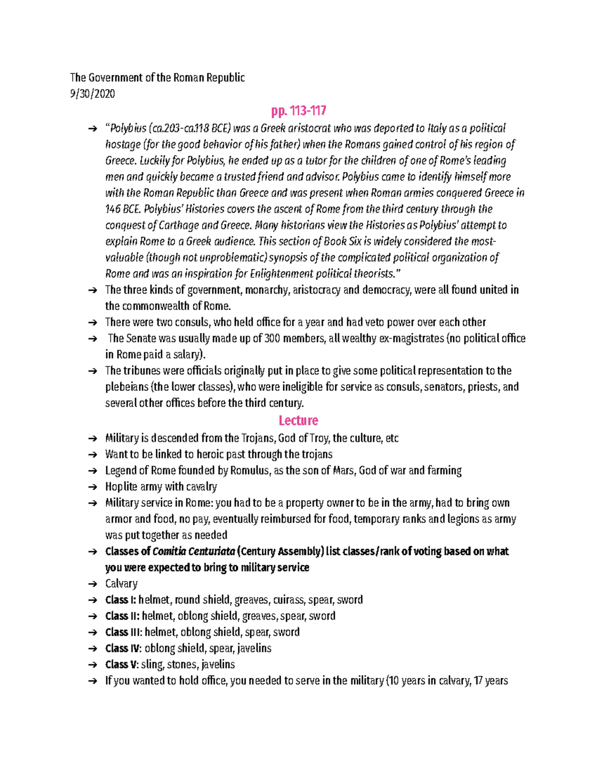 The Government of the Roman Republic - The Government of the Roman ...