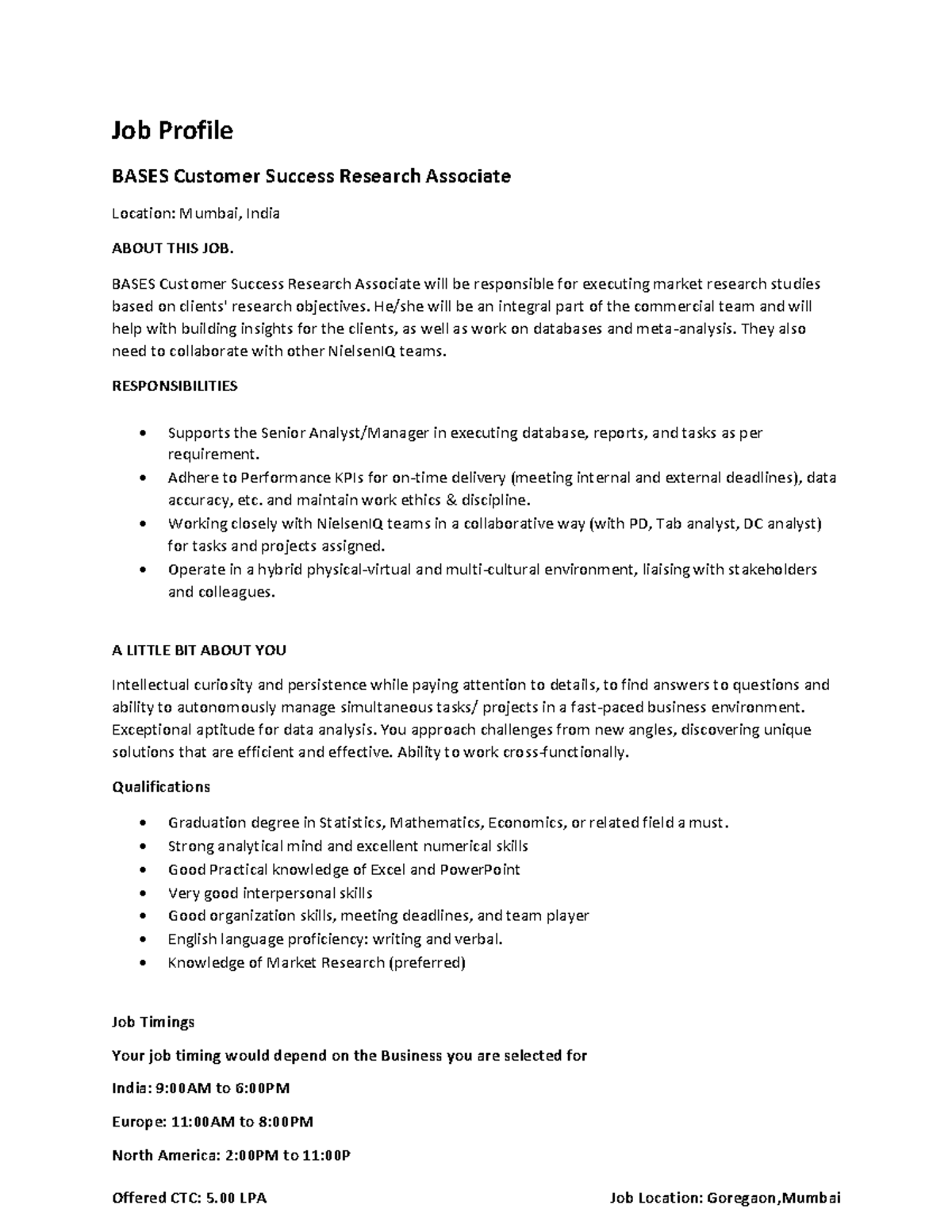 JD - Bases Customer Success - Job Profile BASES Customer Success ...
