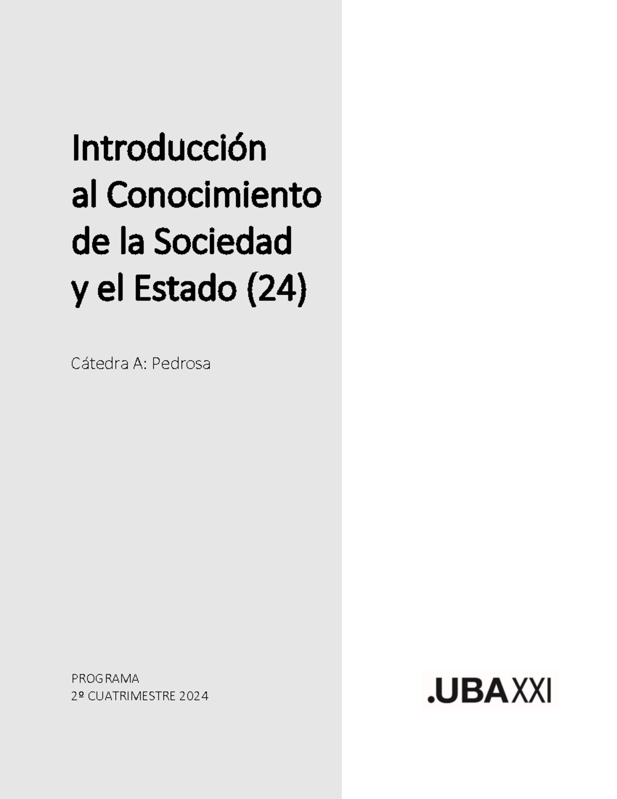 Programa ICSE 24 A 2C 2024 - Introducción al Conocimiento de la ...