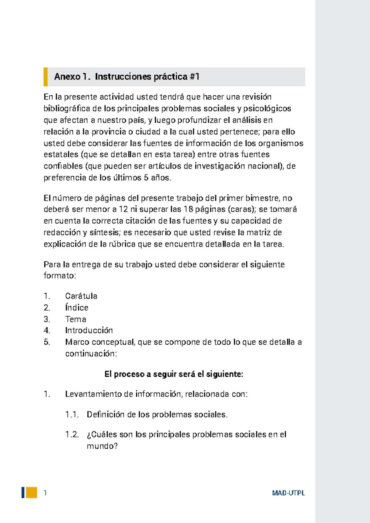 Anexo 1. Instrucciones practica 1 - Anexo 1. Instrucciones práctica En ...