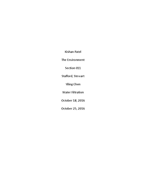 The Environment Chapter 17 Notes - Tarek Riad - Chapter 17 - Waste ...