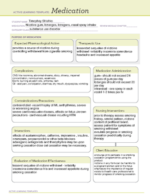 Active learning medication oral contraception - ACTIVE LEARNING ...