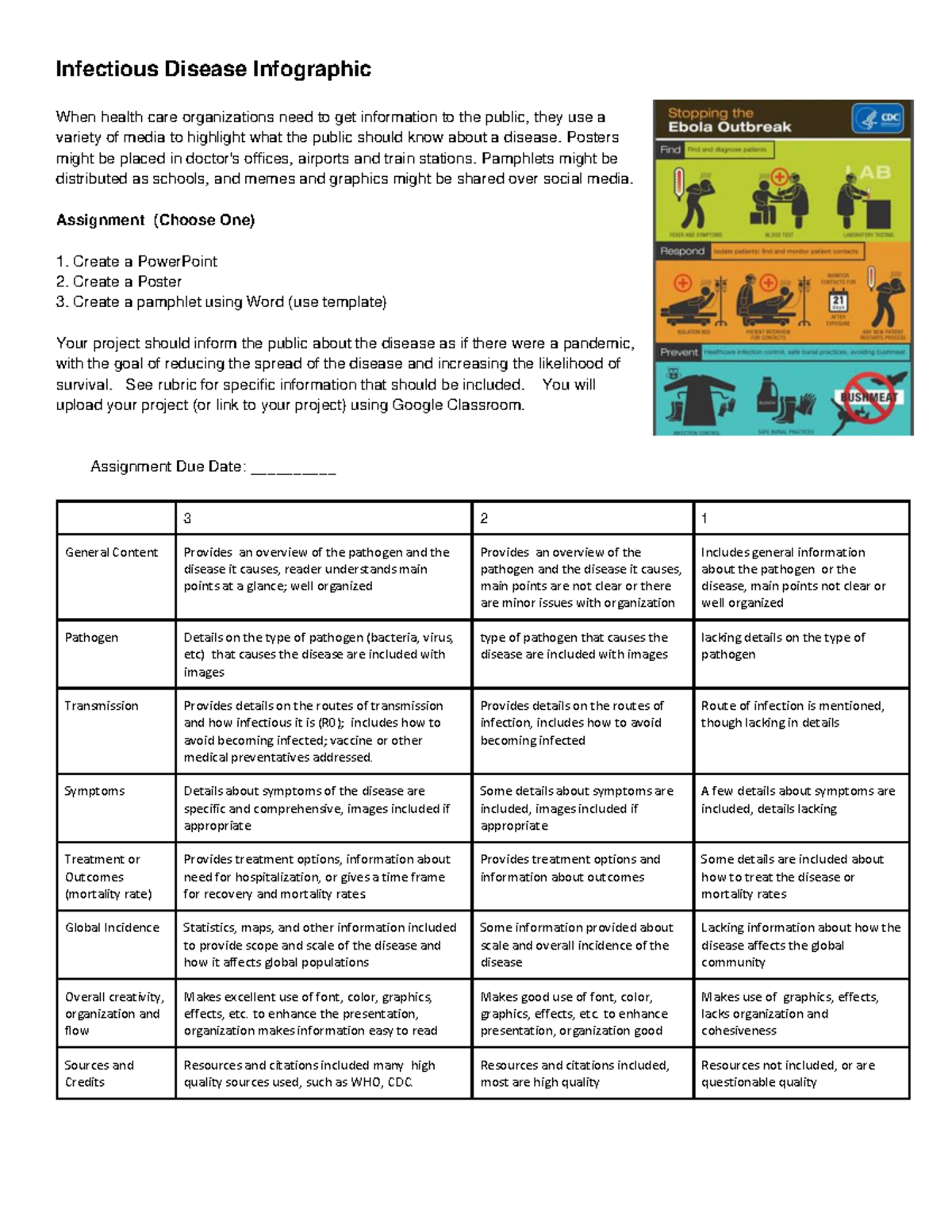 Virus Project - Infectious Disease Infographic When health care ...