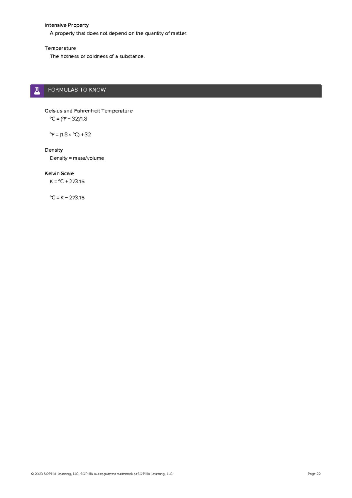 Introduction to chemistry lab PDF 2 - Intensive Property A property ...