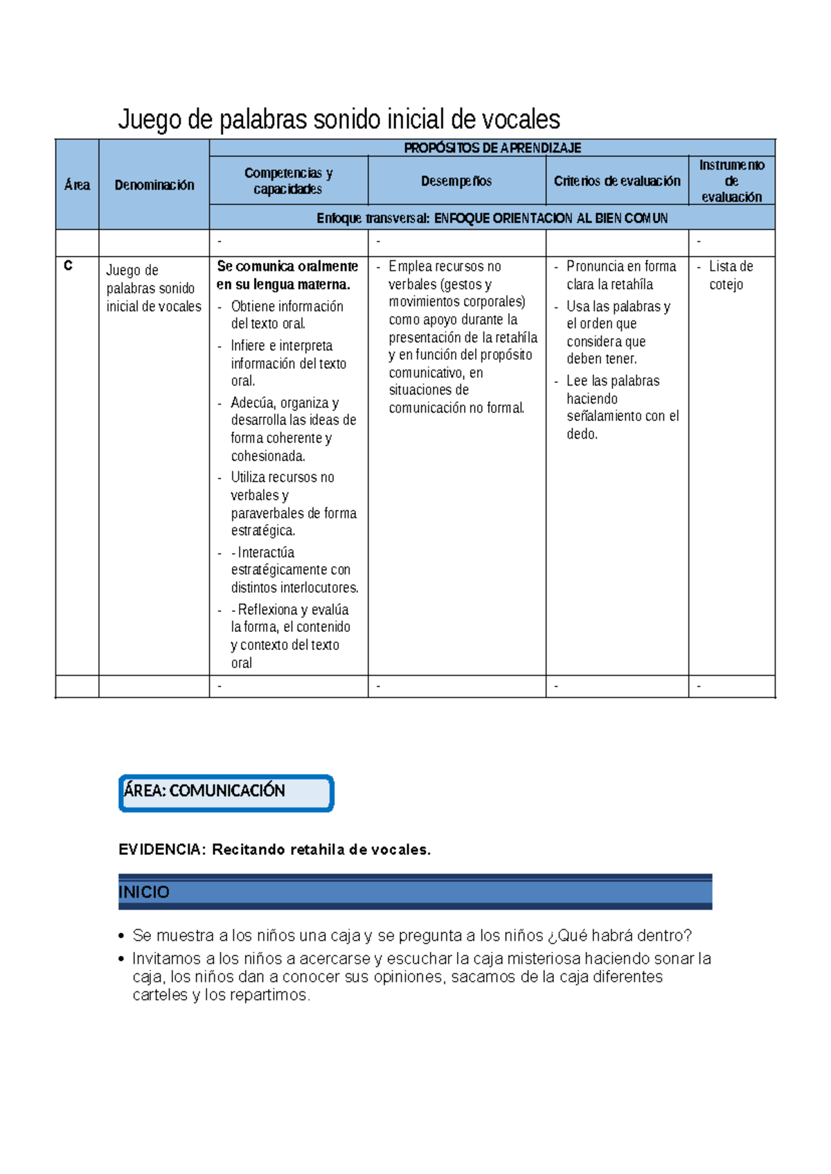 Juego de palabras sonido inicial de vocales - Obtiene información del ...