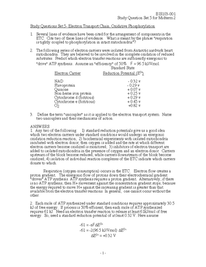 BIS103 Structure Know List - BIS103 - Structures Know List Be able to Recognize & Draw (Fisher ...