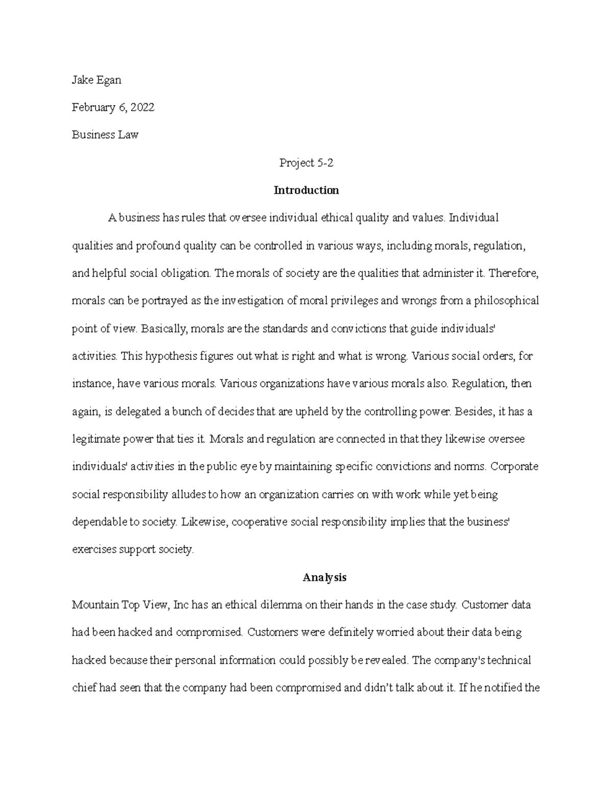 Final Project For Business Law Jake Egan February 6 2022 Business final-project-for-business-law-jake-egan-february-6-2022-business