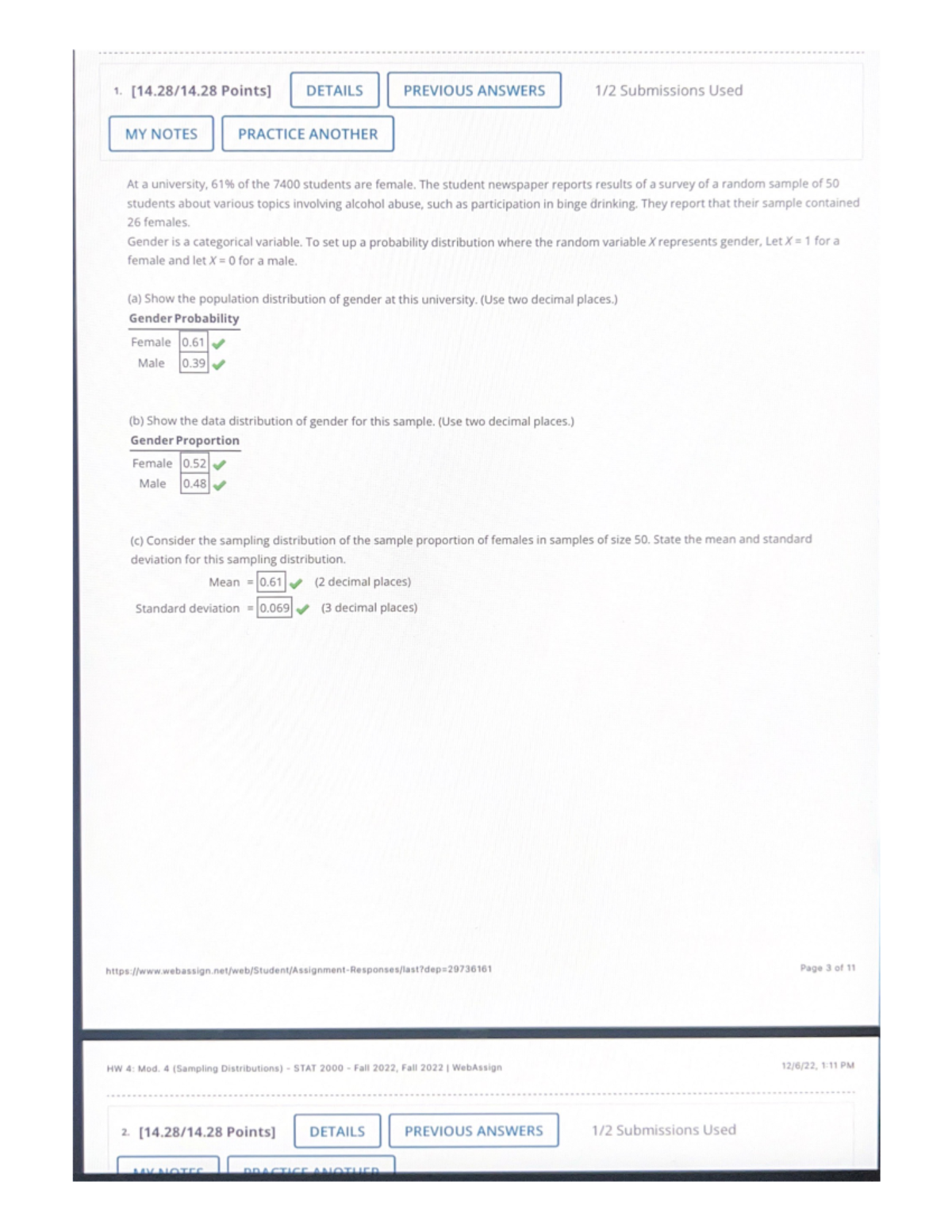 1. [14.28:14.28 Points] - STAT 2000 - Studocu
