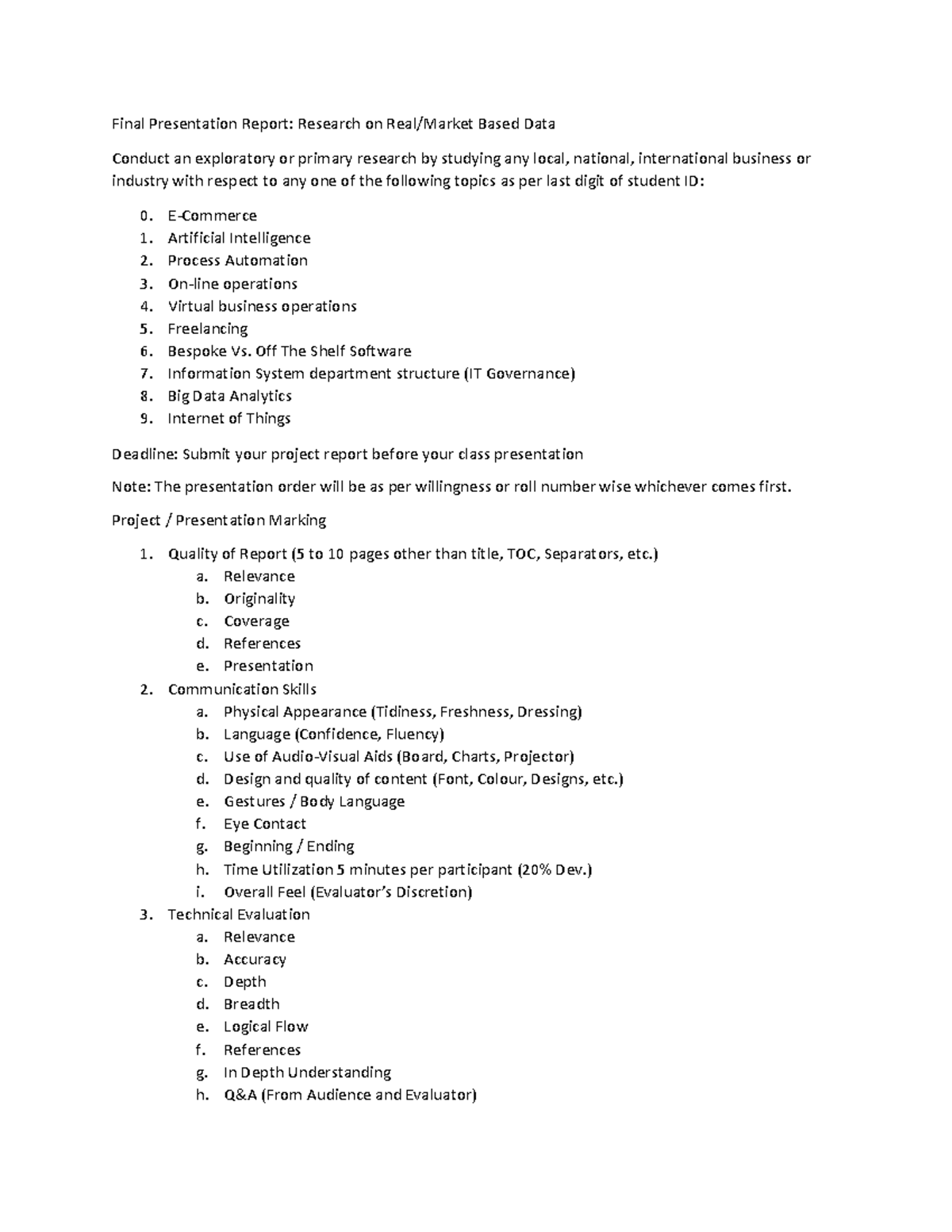 Final Project Topics - nothing - Final Presentation Report: Research on ...