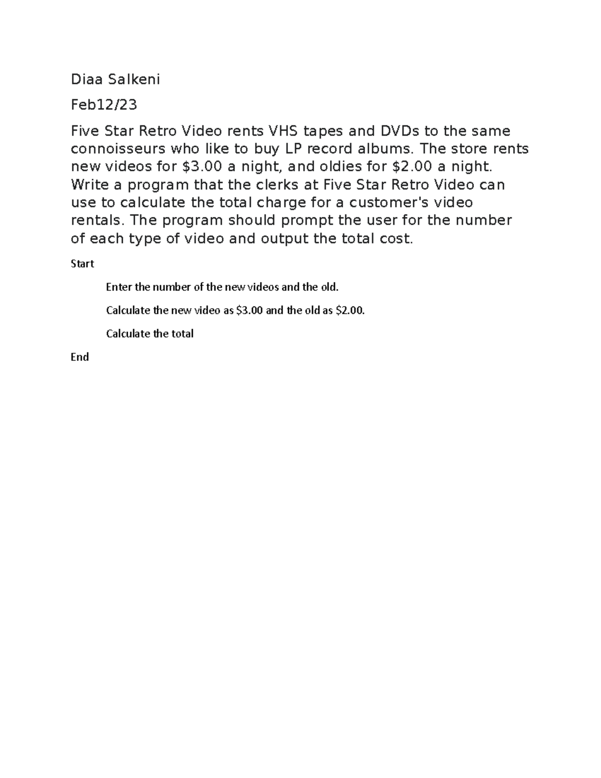 Ch2 passcode - hhhhh - Diaa Salkeni Feb12/ Five Star Retro Video rents ...