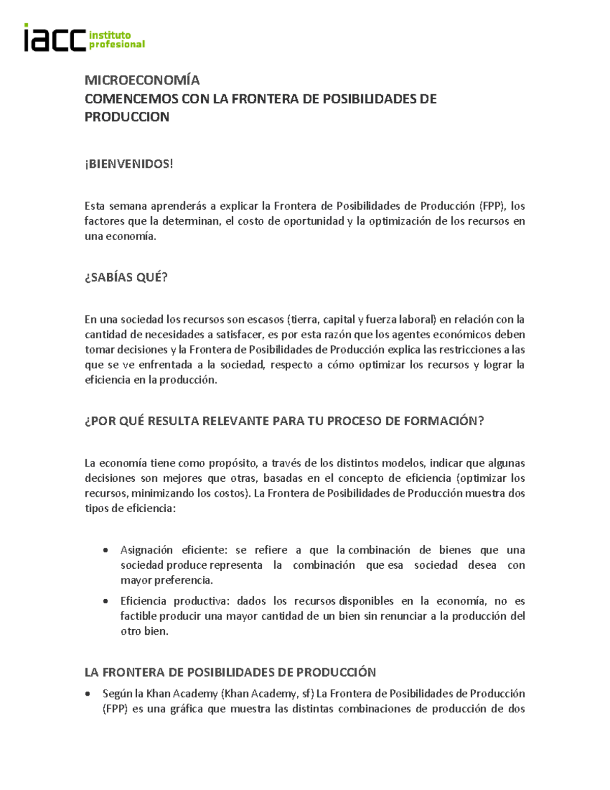 S2 Notas Inicio ACC Micec 1102 - MICROECONOMÍA COMENCEMOS CON LA ...