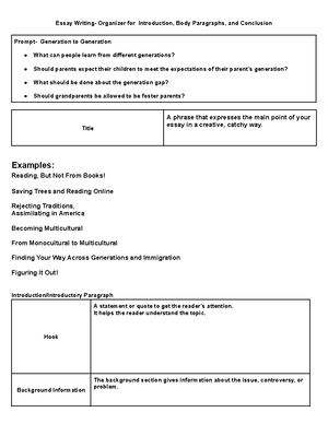 Sample-literary-analysis-outline - 1 Outline Structure for Literary ...