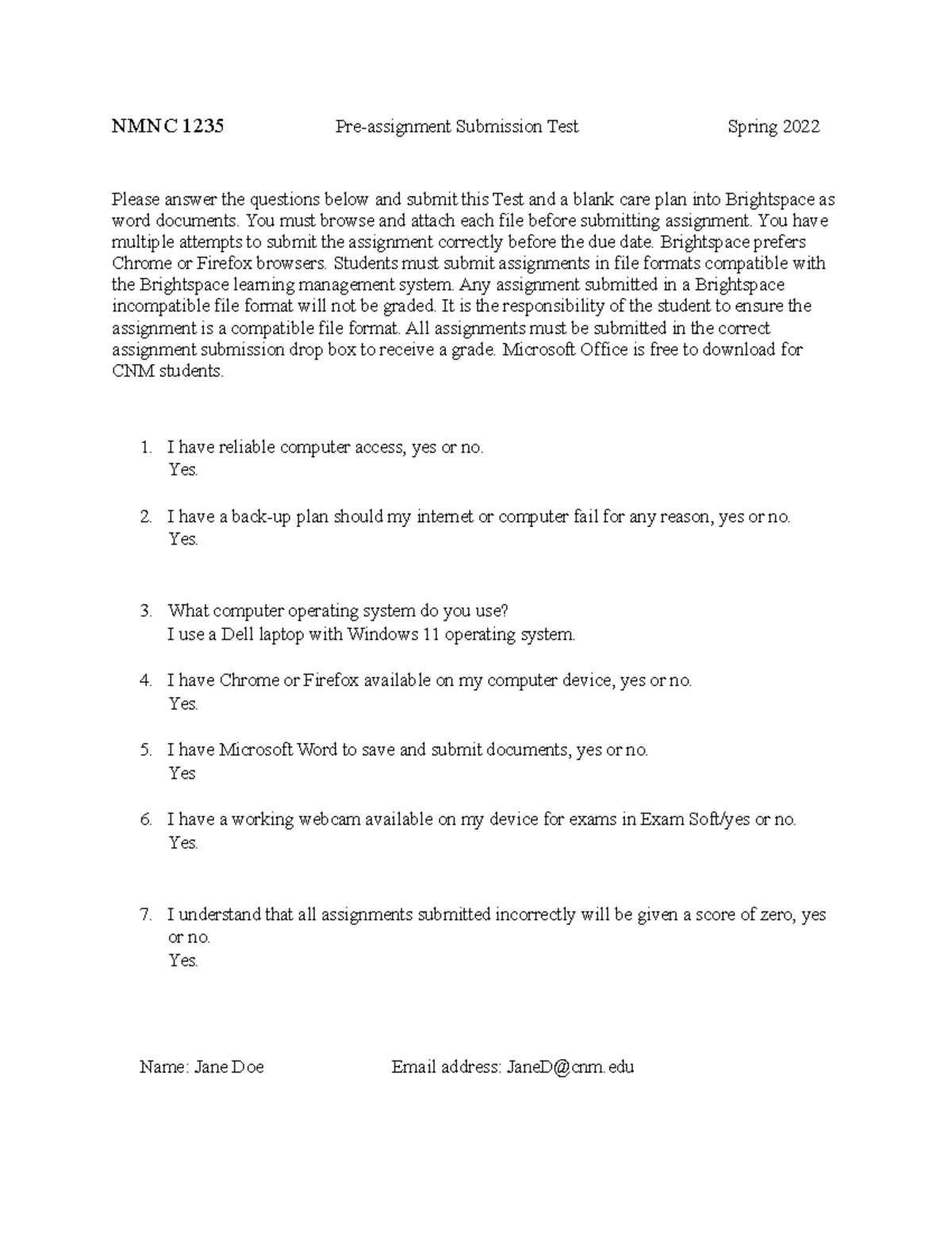 NMNC 1235 Preassignment Test 2023-01-24 17 53 12 - NMNC 1235 Pre ...