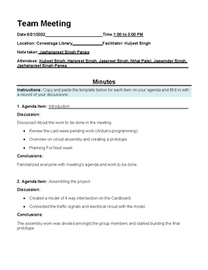 HRM8370 - Capstone (1 & 11) - Team Values and Behaviour Agreement ...
