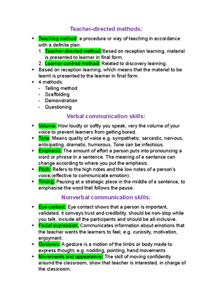 Life Orientation- Grade 7 Lesson Plans Term 2 - SUBJECT: LIFE ...