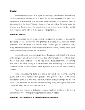 Genzyme Case Notes - HBS Case Analysis - Genzyme Case Synvisc-One will ...