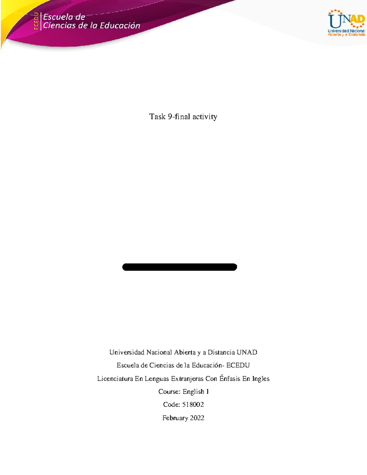 Task 9 - TASK9 - Task 9-final activity LEIDY ETELVINA IPIA COTACIO ...