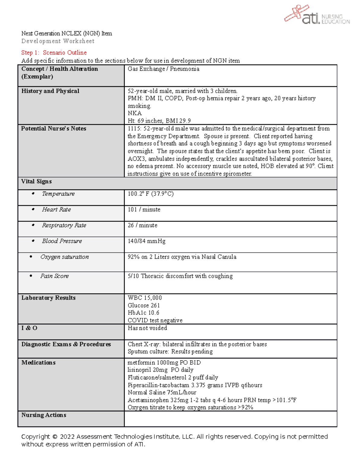 AMS Pneumonia Case Study Item Development Template-3-25-22 - Next ...