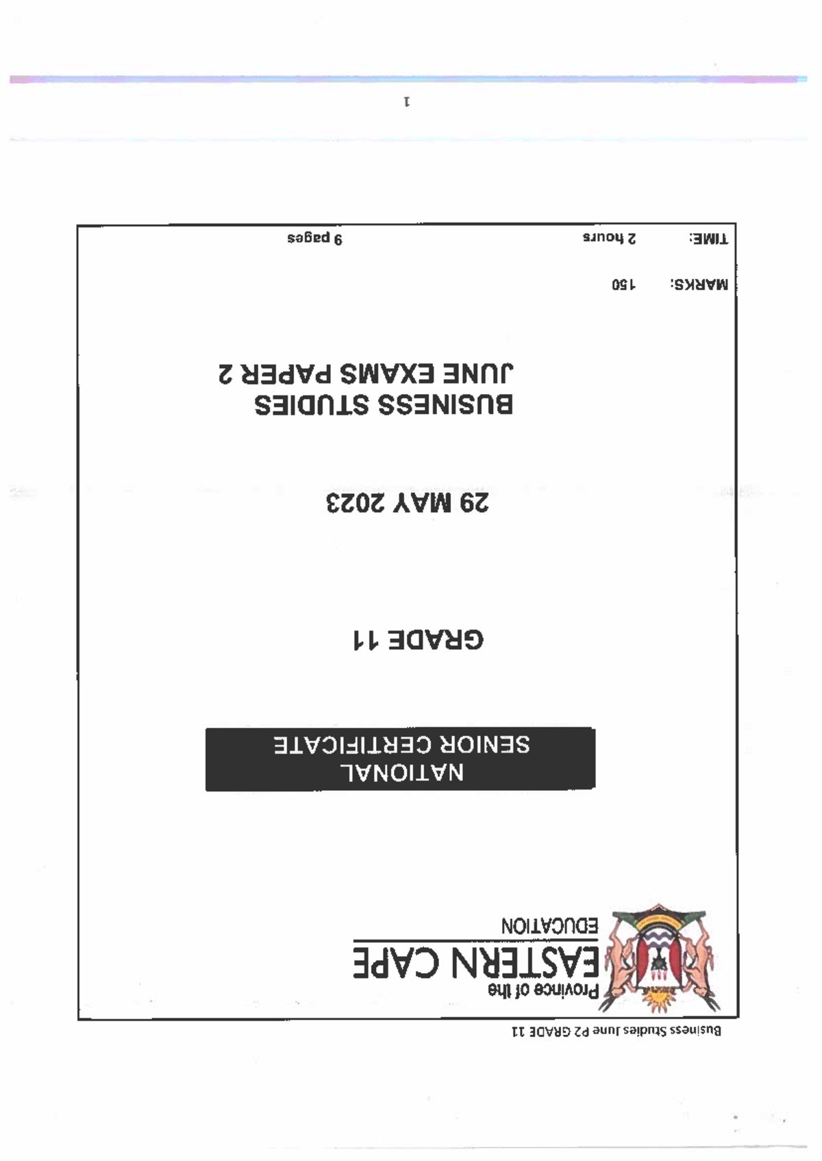 June BS paper - Tead - Studocu