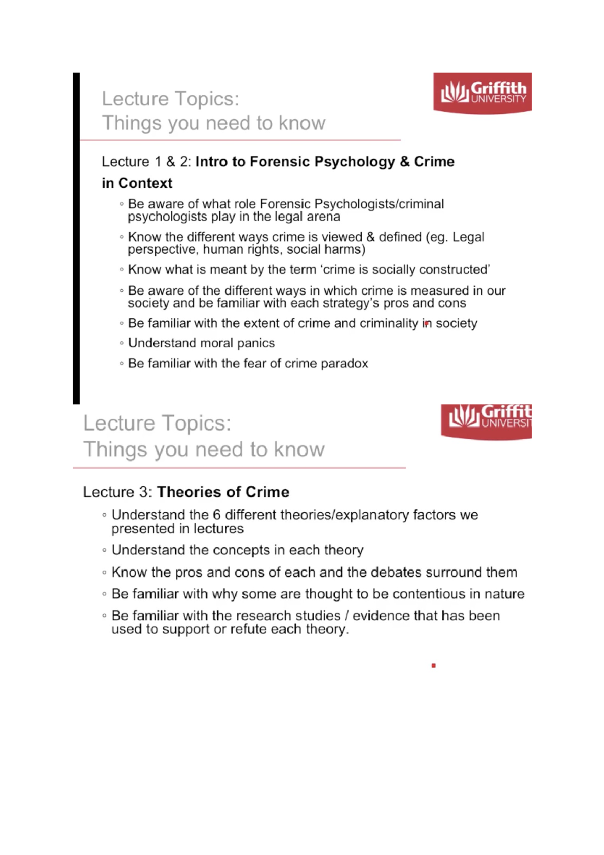 Intro Forensic Week 1 - Lecture notes 1 - Module 1 and 2 Forensic ...