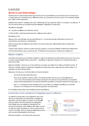 Cours 5 d'immunologie génétique - CMH (suite) - Warning: TT: undefined function: 32 C5 : CMH ...