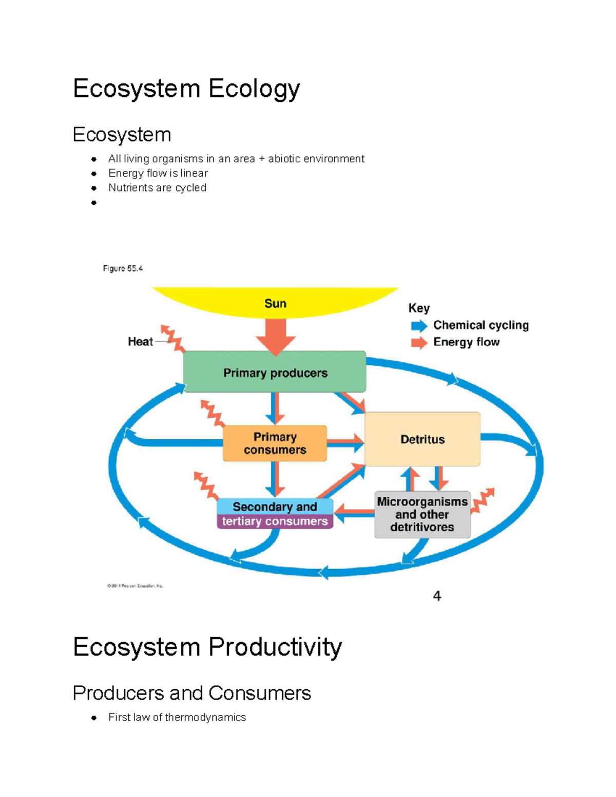 General Biology 1 - Lecture 26 Ecosystem Ecology - Ecosystem Ecology ...
