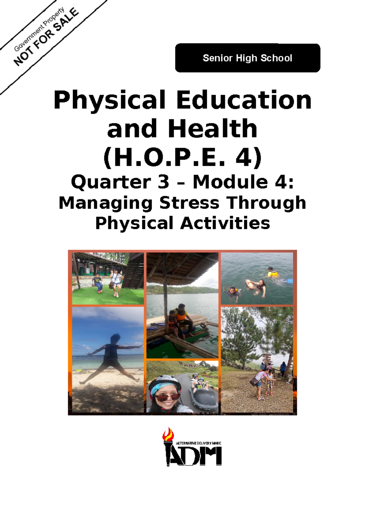 HOPE 12-LAS FOR Quarter 4 - Physical Education and Health (H.O.P. 4 ...
