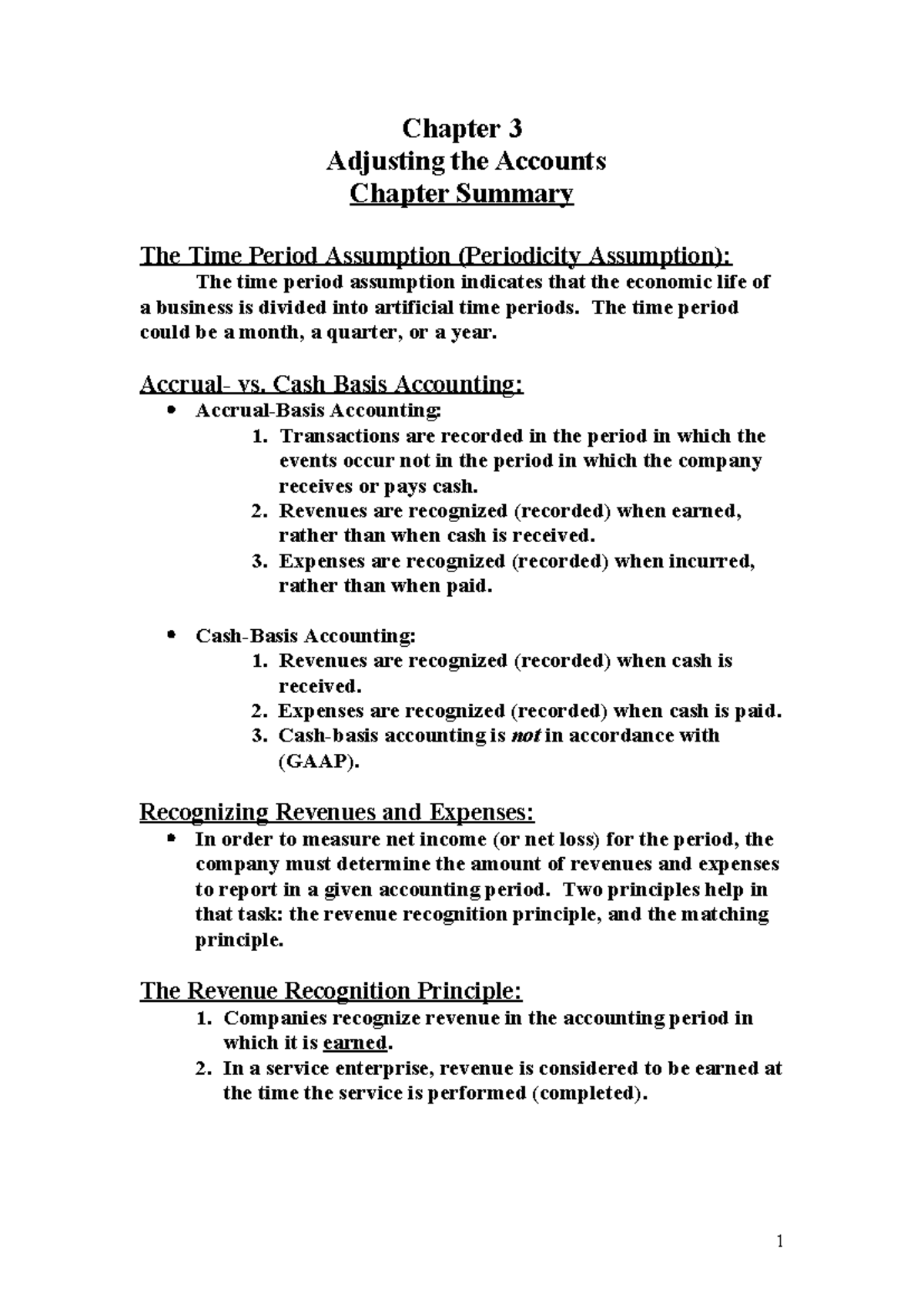 Chapter 3 - Lecture 3 of accounting and financial reporting - Chapter 3 ...