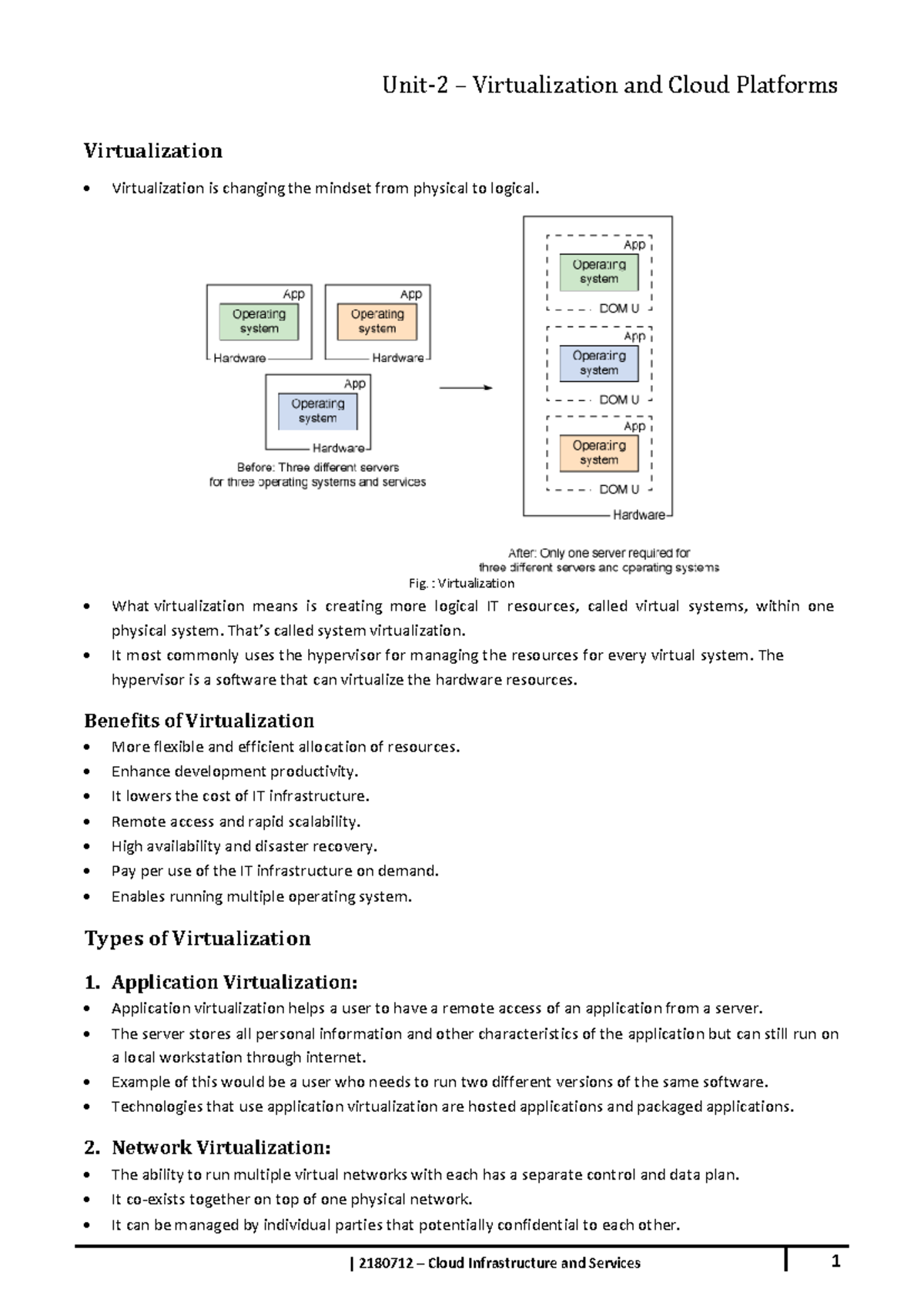 2180712 CIS GTU Study Material Notes-Unit-2 - Virtualization ...
