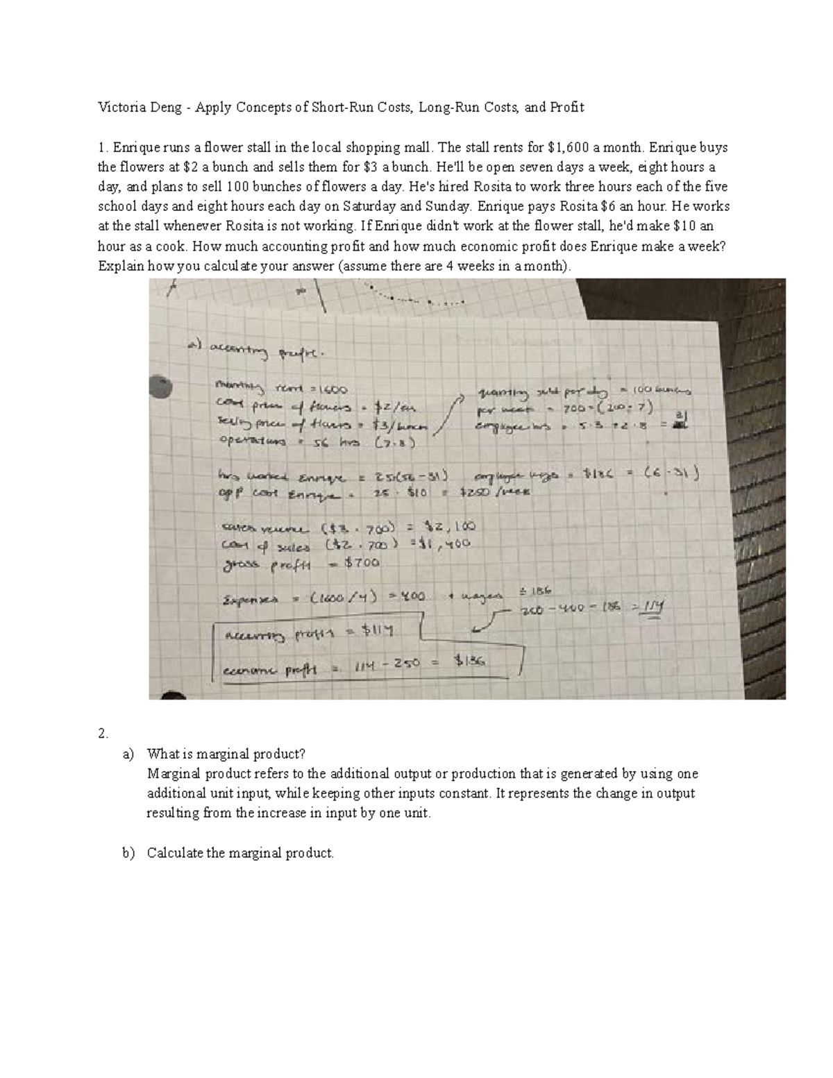 Apply Concepts of Short-Run Costs, Long-Run Costs, and Profit ...