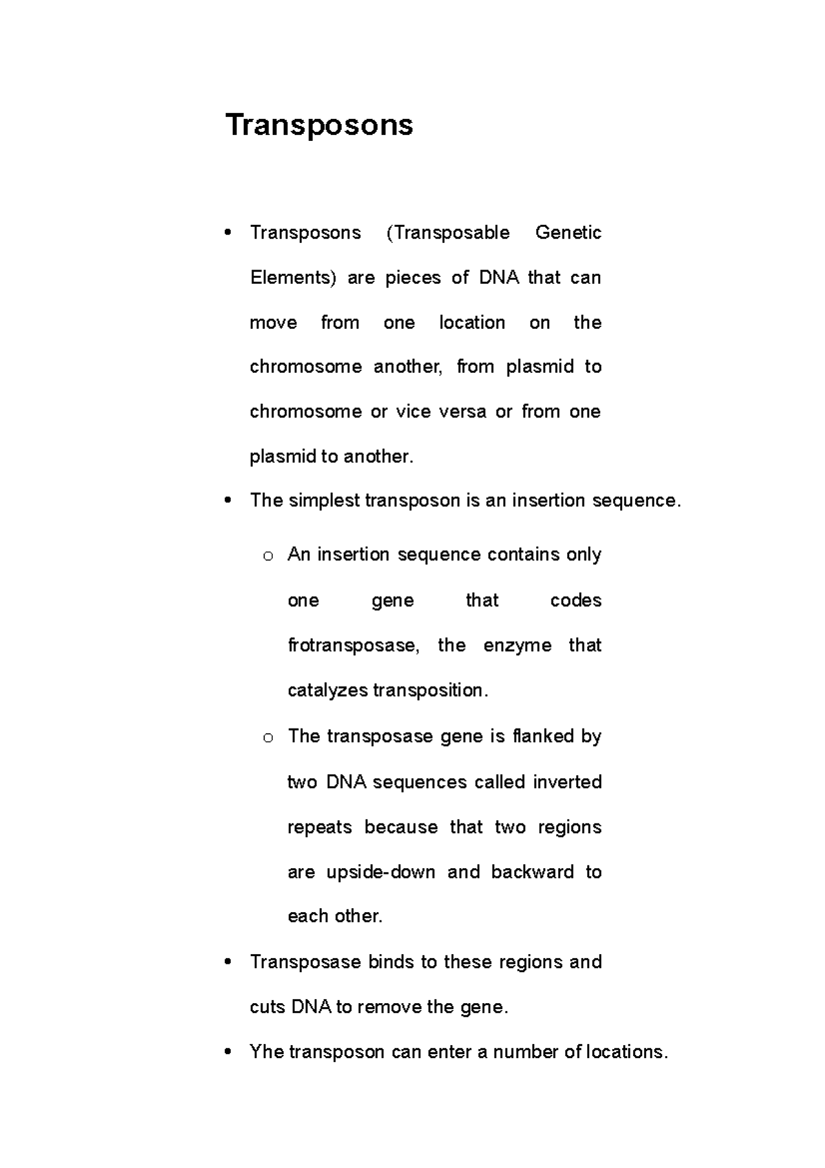 Notes On Transposons Transposons Transposons Transposable Genetic notes-on-transposons-transposons-transposons-transposable-genetic