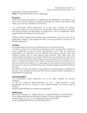 Actividad 18 Ensayo informativo - Universidad La Salle Facultad de ...