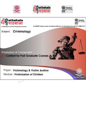 Forms of punishment - Criminology Penology and Sentencing Forms of ...