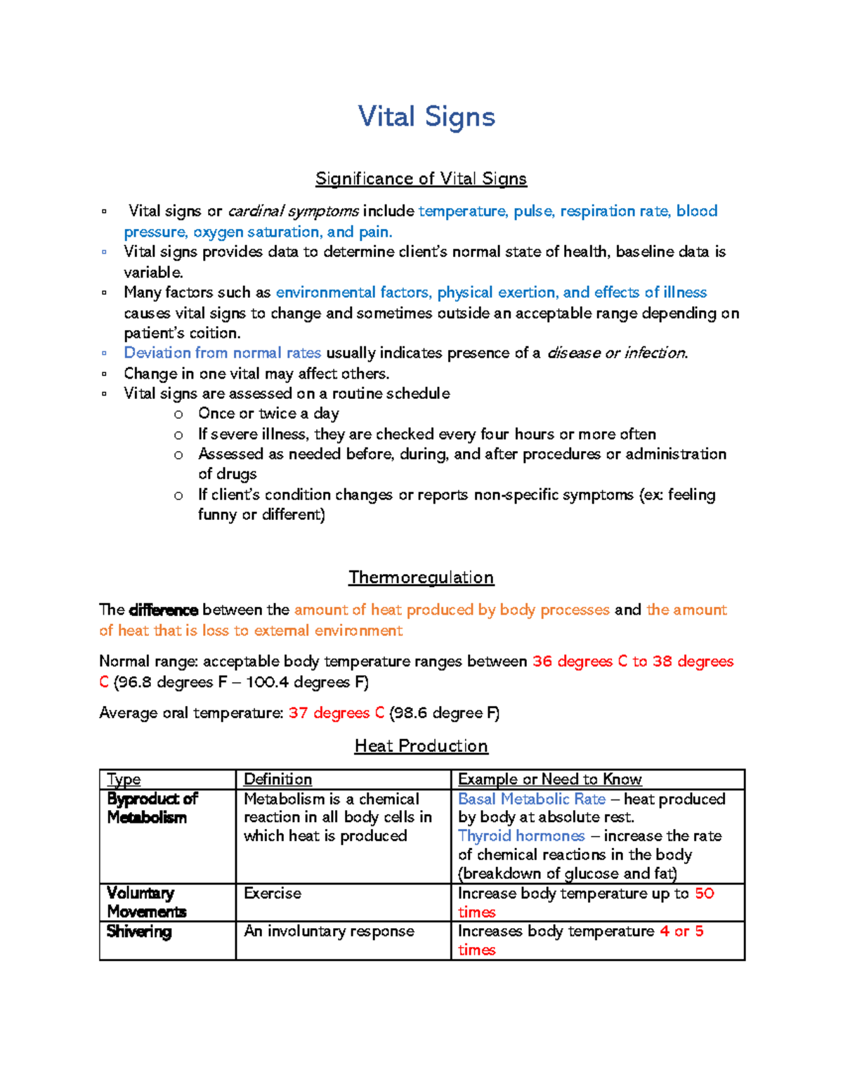 Vital Signs - Unit 7 Fundamentals - Warning: TT: undefined function: 32 ...